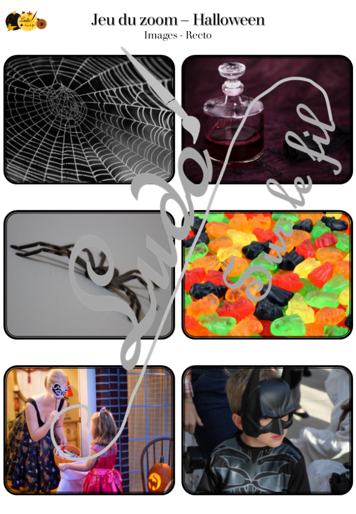 Jeu du Zoom - Automne & Halloween - Ludo Sur Le Fil