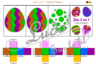 Jeu 3 en 1 - Œufs de Pâques - Ludo Sur Le Fil