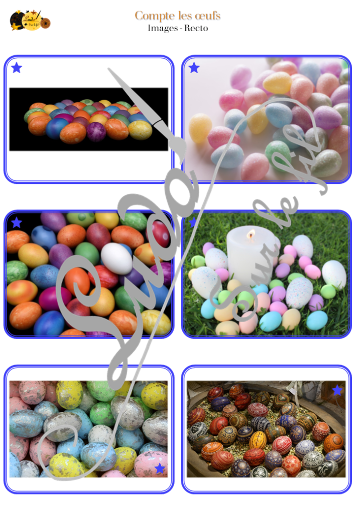 Compte les oeufs - Ludo Sur Le Fil
