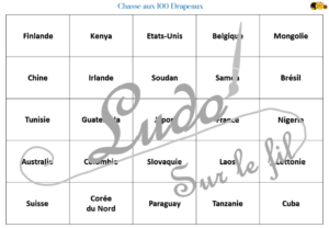 Chasse aux 100 Drapeaux - Ludo Sur Le Fil