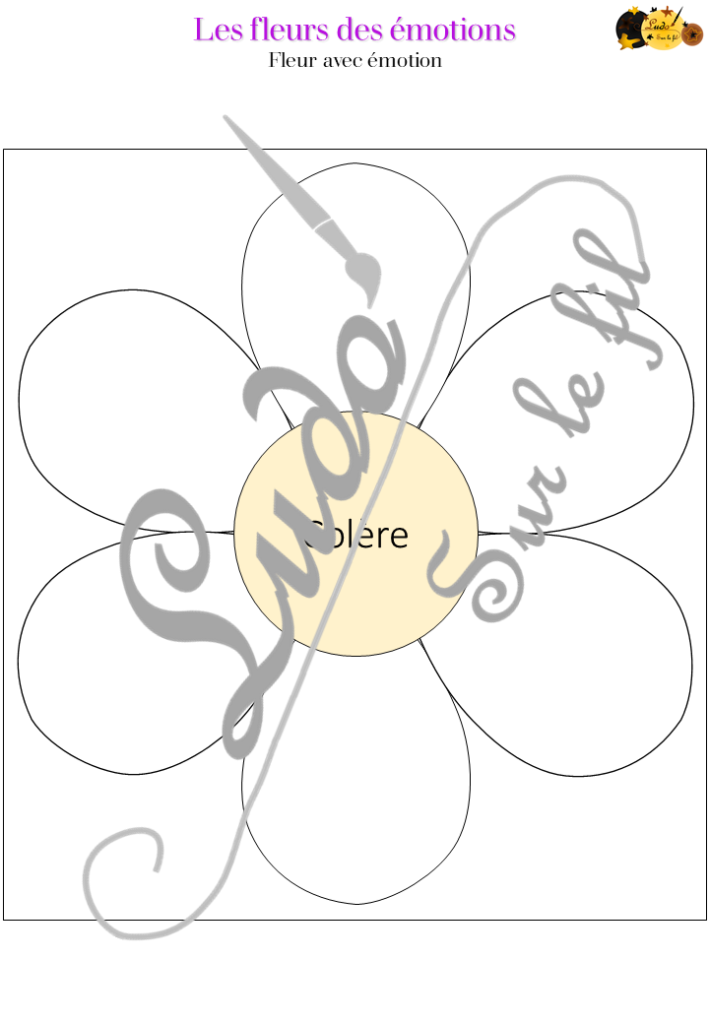 Les fleurs des émotions - Ludo Sur Le Fil