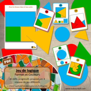 Jeu de logique - Formes et Couleurs - Ludo Sur Le Fil