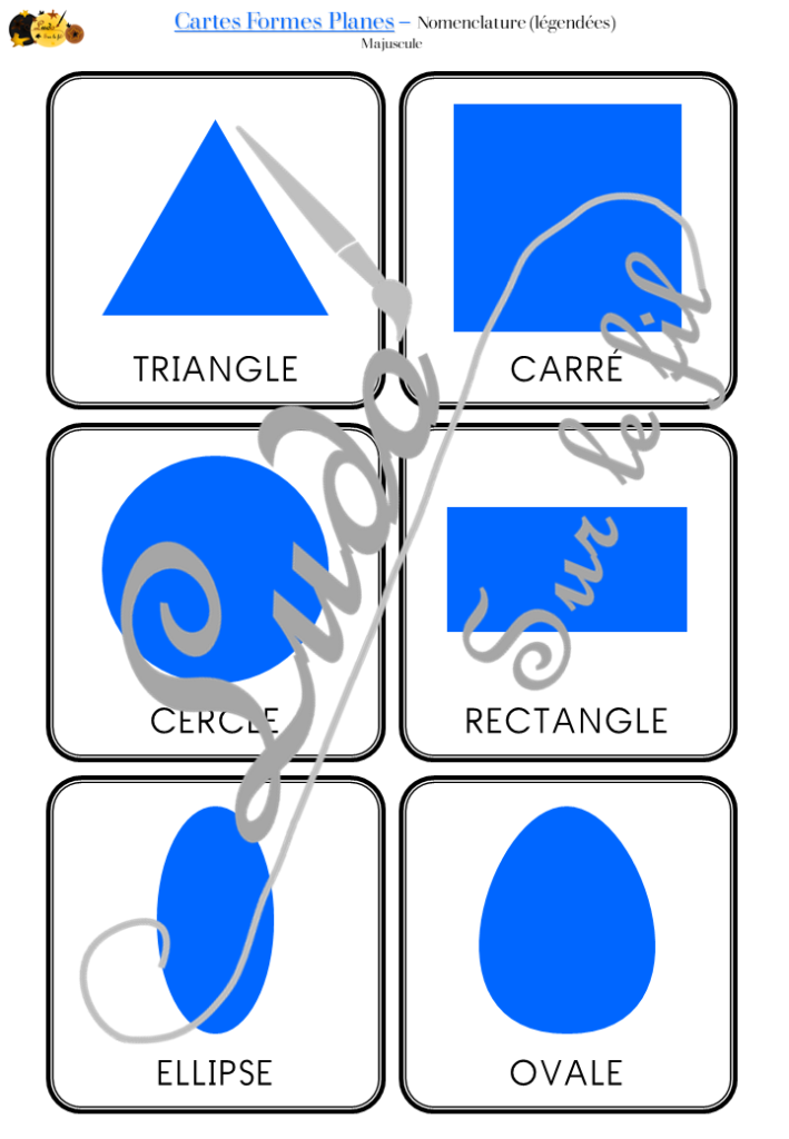 Cartes Formes Planes - Ludo Sur Le Fil