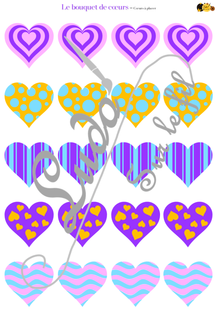 Le bouquet de cœurs - Dénombrement - Ludo Sur Le Fil