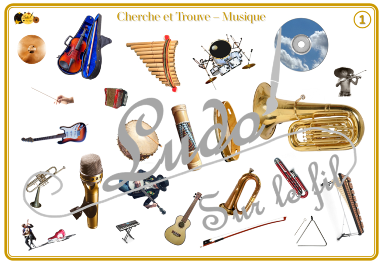 Cherche et Trouve - Musique - Ludo Sur Le Fil