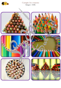 Compte les crayons - Ludo Sur Le Fil