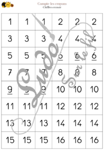 Compte les crayons - Ludo Sur Le Fil