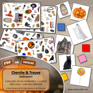 Cherche et Trouve - Halloween - Ludo Sur Le Fil