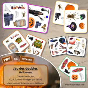 Jeu des doubles - Halloween - Ludo Sur Le Fil