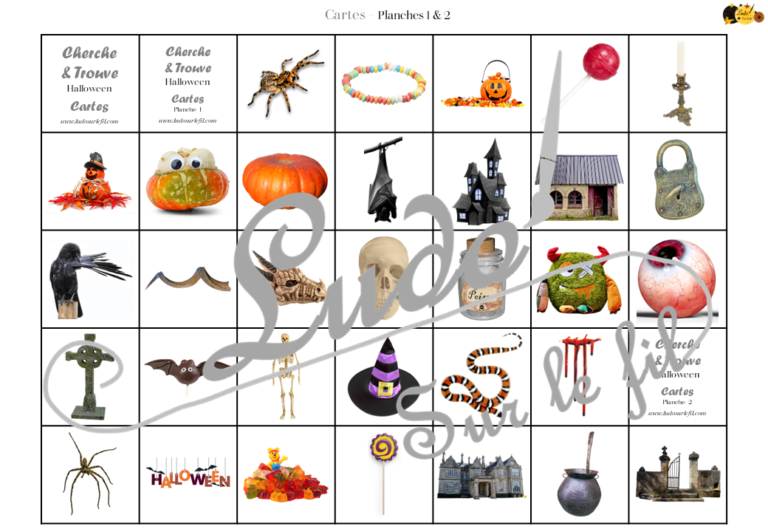 Cherche et Trouve - Halloween - Ludo Sur Le Fil
