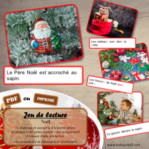 Jeu de lecture - Noël - Ludo Sur Le Fil