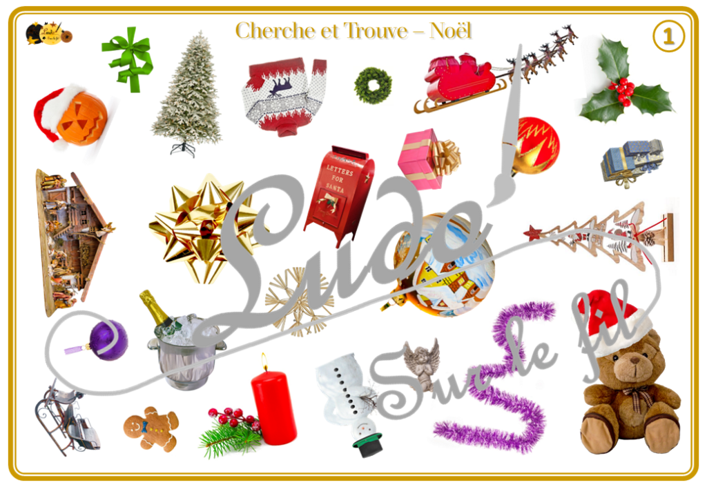 Cherche et Trouve - Noël - Ludo Sur Le Fil