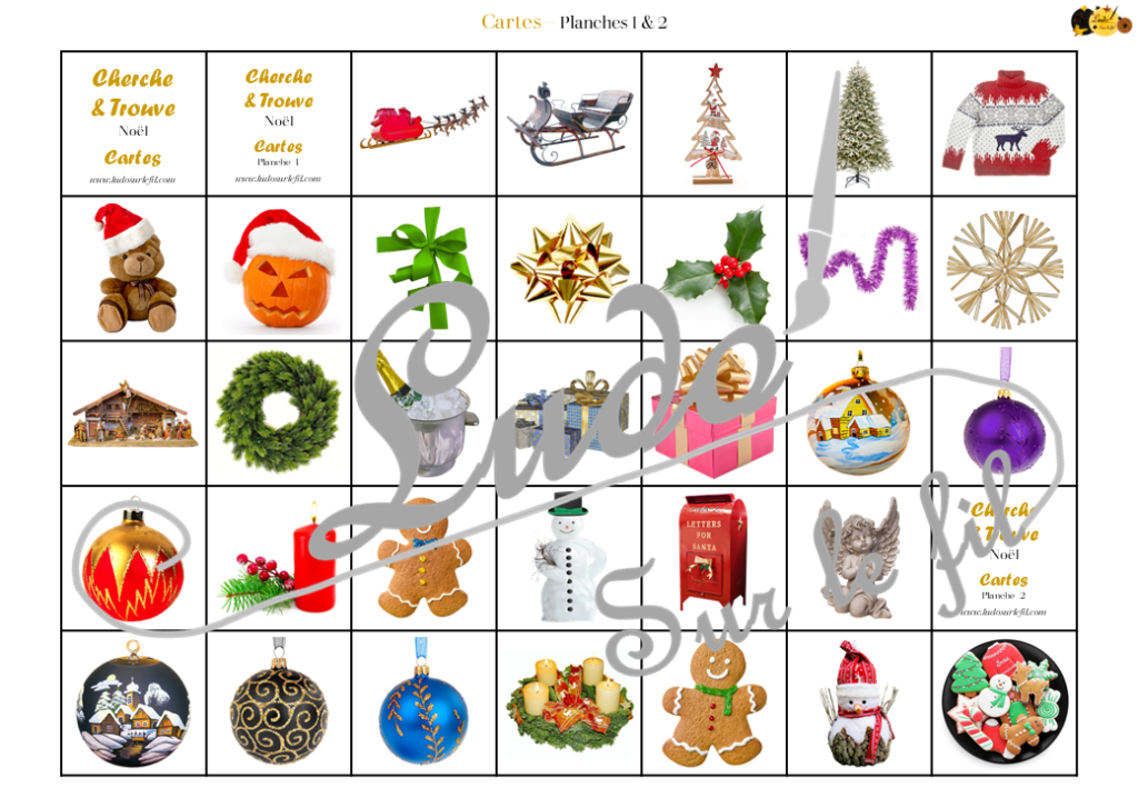 Cherche et Trouve - Noël - Ludo Sur Le Fil
