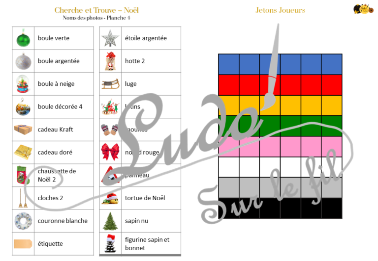 Cherche et Trouve - Noël - Ludo Sur Le Fil