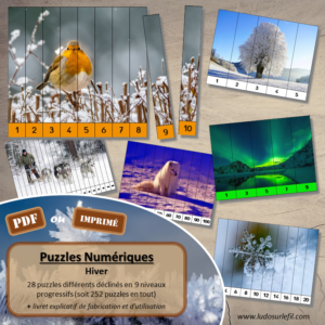 Puzzles Numériques - Hiver - Ludo Sur Le Fil