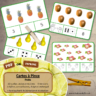 Cartes à pince - Dénombrement - Fruits - Ludo Sur Le Fil