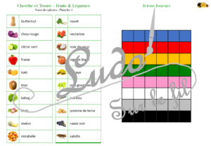 Cherche et Trouve - Fruits et Légumes - Photos - Ludo Sur Le Fil