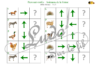 Suis les parcours codés - Animaux de la ferme - Ludo Sur Le Fil