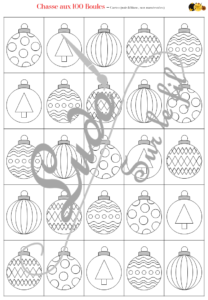 Chasse aux 100 Boules de Noël - Ludo Sur Le Fil