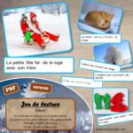 Jeu de lecture - Hiver - Ludo Sur Le Fil