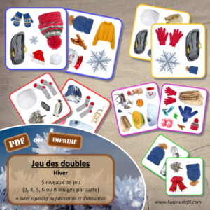 Jeu des doubles - Hiver - Ludo Sur Le Fil