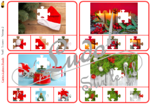 Cartes à pince - Puzzles - Noël - Ludo Sur Le Fil